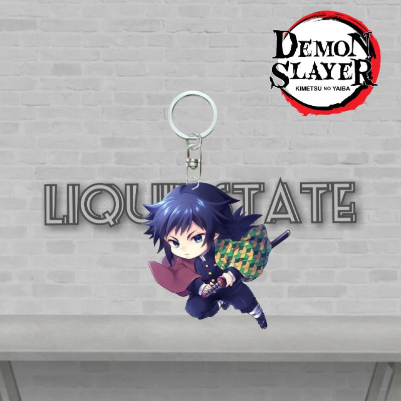 Jual Gantungan Kunci Karakter Giyuu Tomioka Ganci Anime Kimetsu No ...