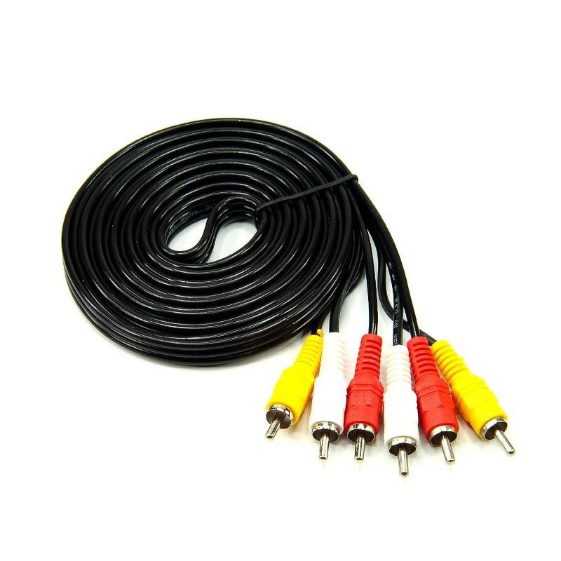Jual KABEL RCA 3 METER (3-3) AUDIO VIDEO RCA CABLE 3M MURAH KABEL ...