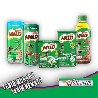 Jual Milo UHT siap minum Kotak(110ml/180ml), Kaleng(Original/Calsium ...