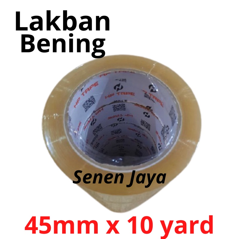 Jual Lakban Bening HP Tape I Solatip I Solasi I Isolasi I 45mm x 100 yard I Harga 1 Pcs | Shopee ...