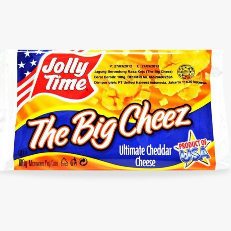 Jual Jolly Time Microwave Popcorn The Big Cheez Product Of USA | Shopee ...
