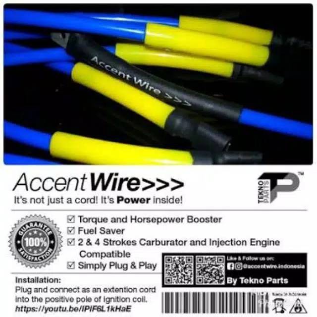 Jual Kabel setan accent wire produk original universal motor | Shopee ...