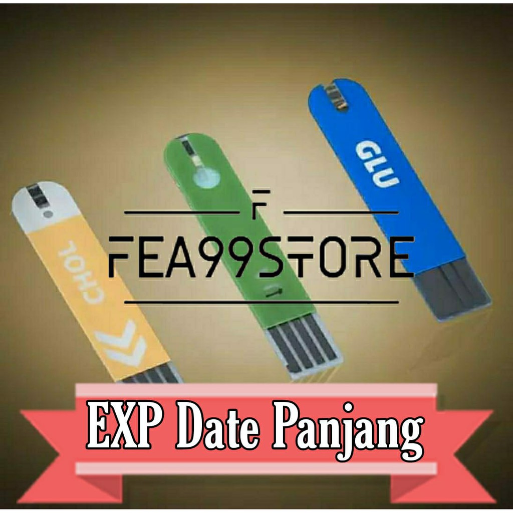 Jual Benecheck Plus / Glucose Strip isi 50 / Cek Glucose / single strip ...