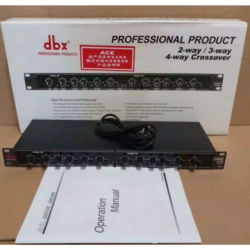 Jual Crossover DBX 234 XL/dbx234xl crossover 4 way or stereo 2-way/3-way | Shopee Indonesia