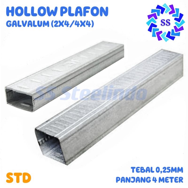 Jual HOLLOW BAJA RINGAN PLAFON-GYPSUM ZINCALUM-GALVALUM STD (2X4 - 4X4 ...