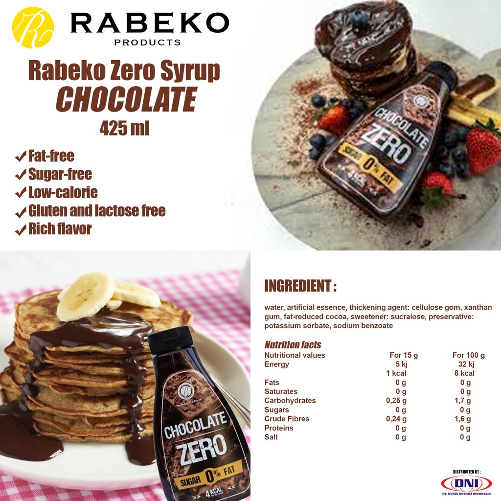 Jual RABEKO ZERO SYRUP 425 ML | Shopee Indonesia