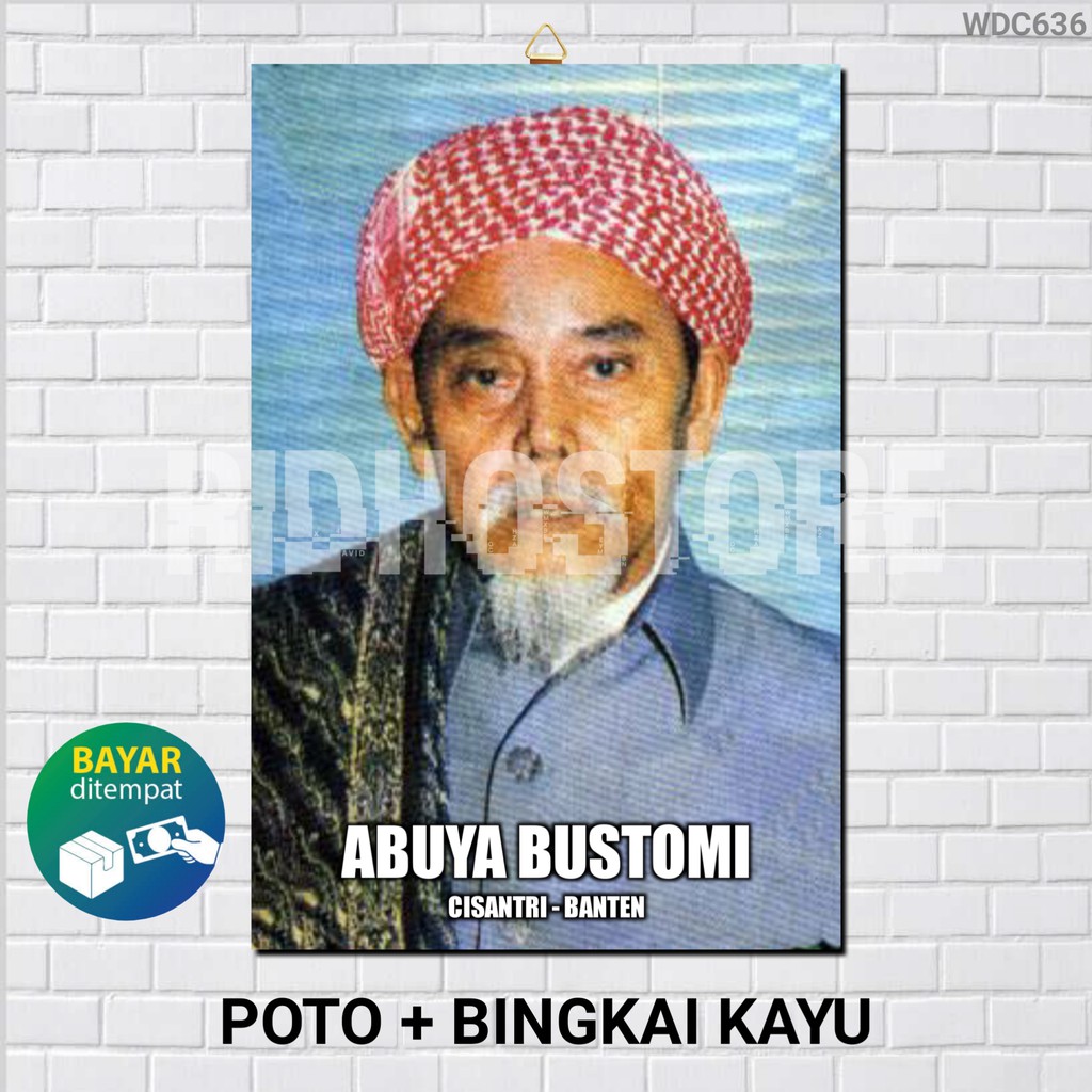 Jual POTO + BINGKAI ABUYA AHMAD BUSTHOMI BANTEN WDC637 | Shopee Indonesia