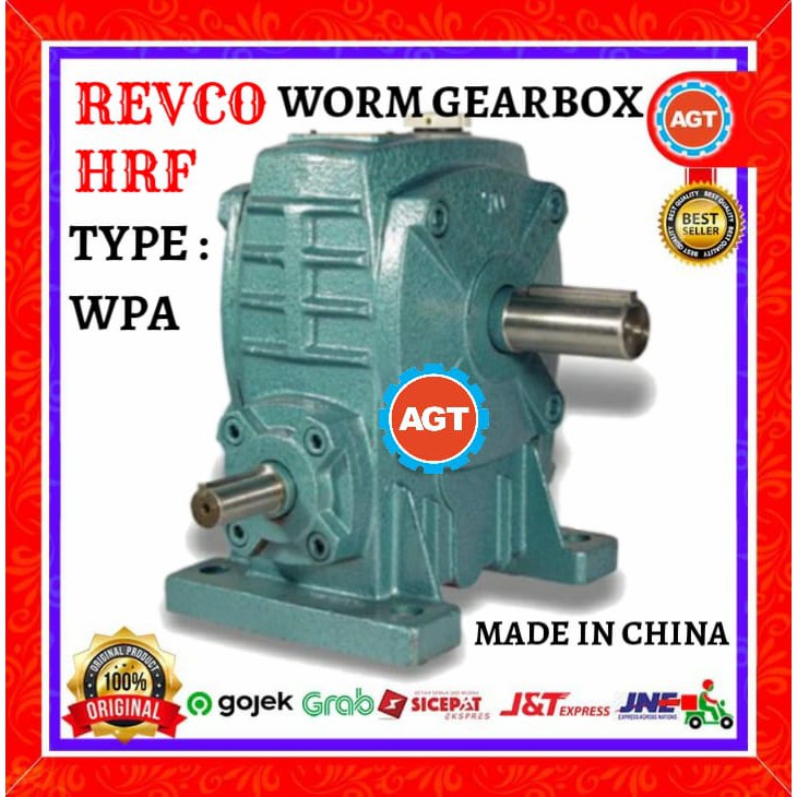 Jual WPA 135 RATIO 1:10-1:60 GEARBOX WORM REVCO/HRF ORIGINAL HARGA ...