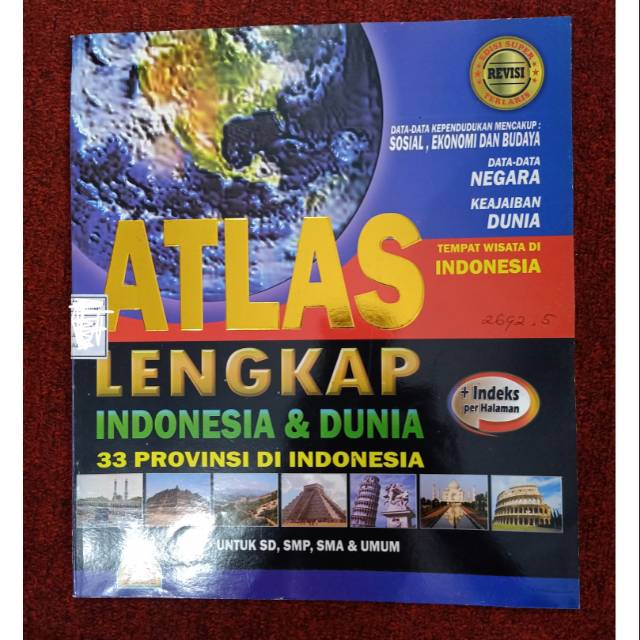 Jual ATLAS LENGKAP INDONESIA DAN DUNIA | Shopee Indonesia