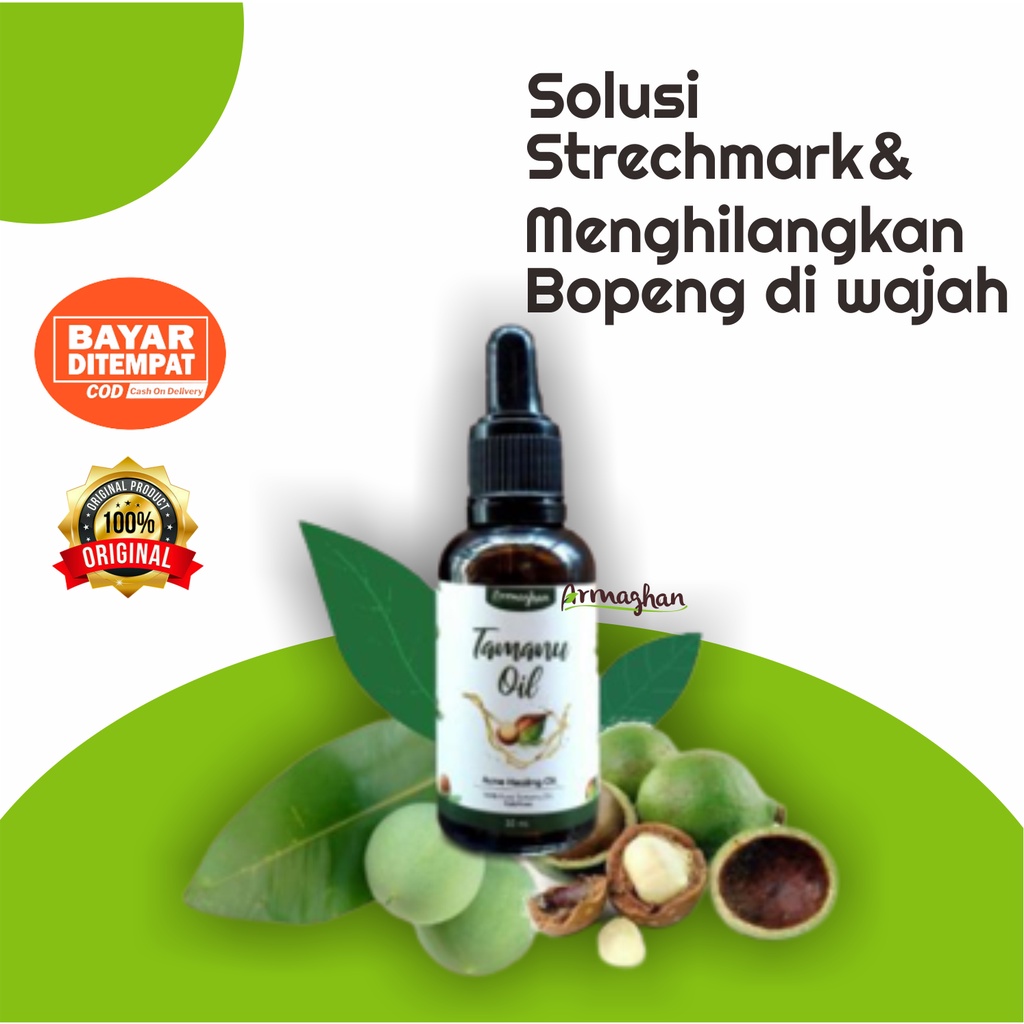 Jual Tamanu Oil 100% ASLI! / Obat Herbal Bopeng Bekas Jerawat Dijamin ...