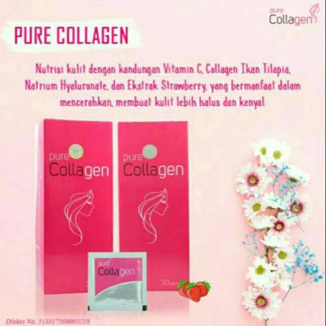 Jual PURE COLLAGEN 100% ORIGINAL / suplemen kecantikan kulit | Shopee ...