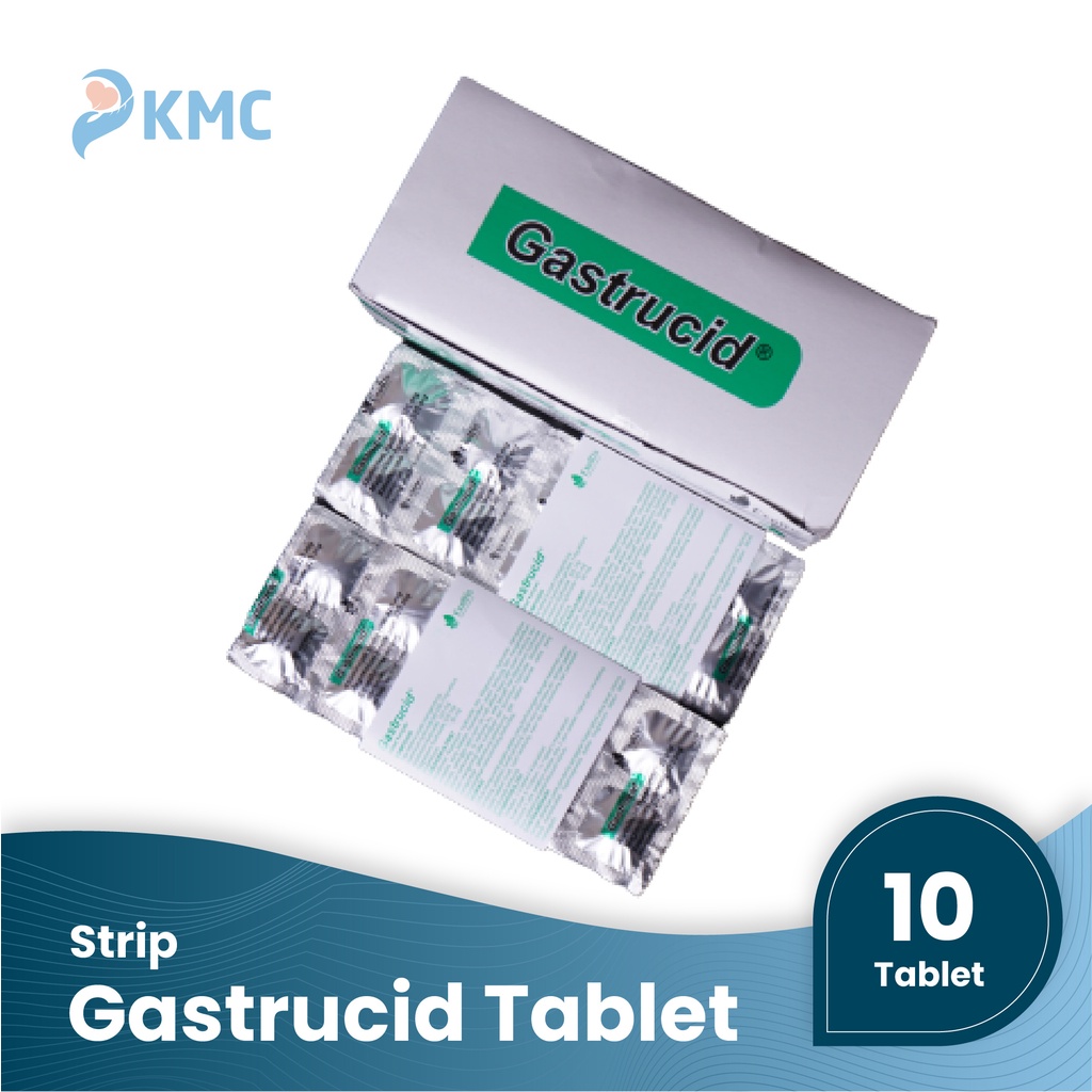 Jual Gastrucid Strip isi 10 tablet | Obat Maag, Asam Lambung, Kembung ...