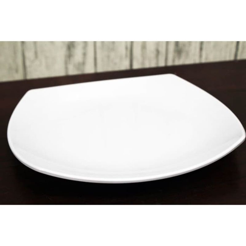 Jual Piring Makan Keramik Persegi 10 Inch Piring Model Persegi 25cm ...