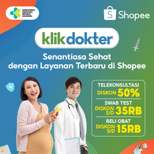 Baru! Pesan Layanan KlikDokter Di Shopee