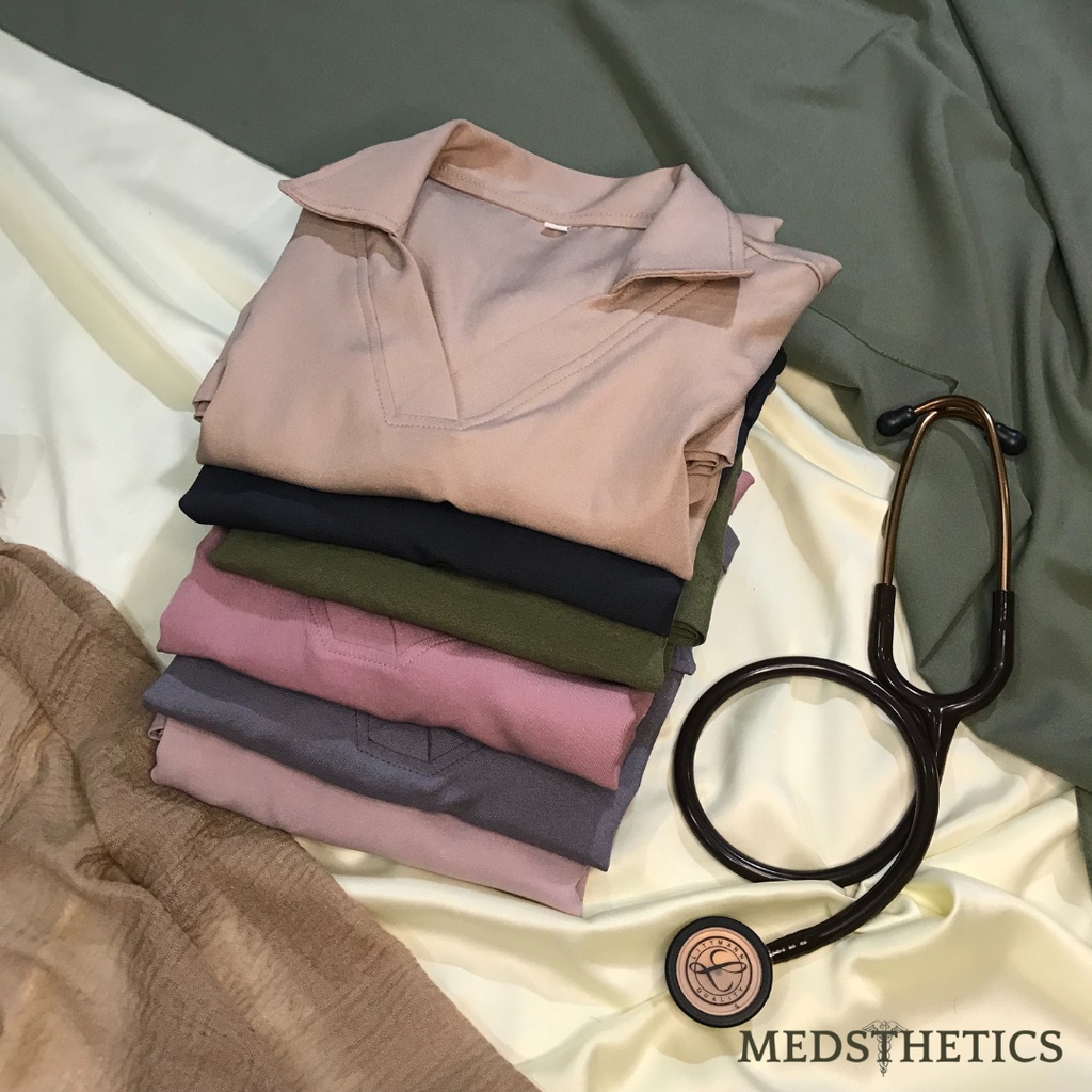 Jual Atasan panjang - Medical Scrub - Scrub Medis - Scrub Jaga - Baju ...