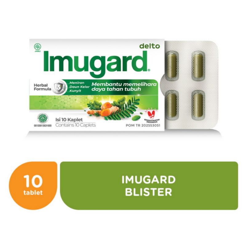 Jual Imugard Blister Isi 10 Tablet Multivitamin Herbal | Shopee Indonesia