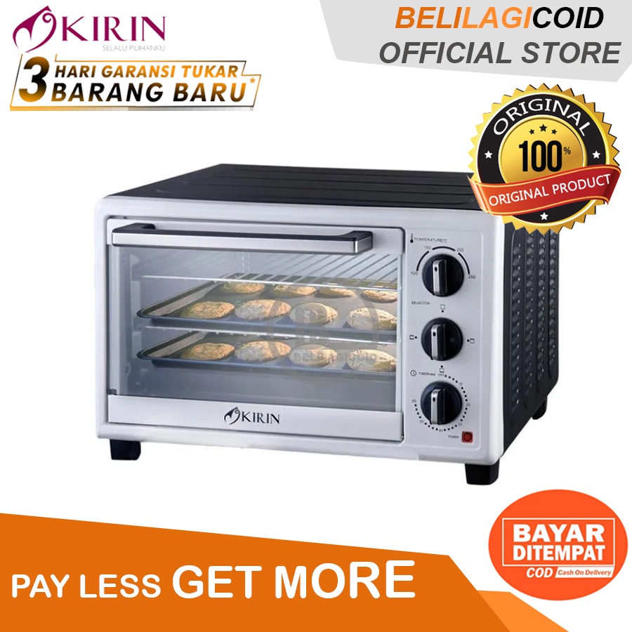 Jual Kirin Elektronik Oven Elektrik Low Watt 19 Liter KBO 190 LW ...