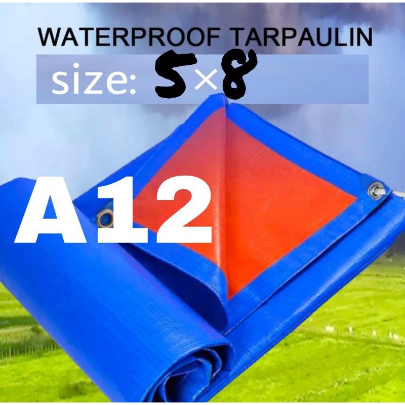Jual TERPAL JEMURAN 5X8 A12 TAHAN AIR HUJAN DAN PANAS | Shopee Indonesia