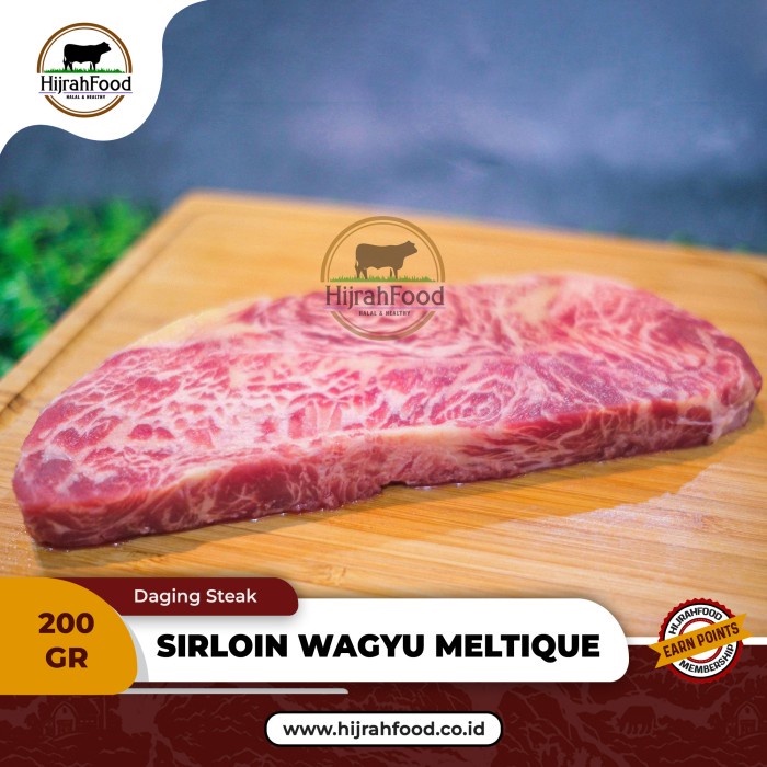 Jual Sirloin Wagyu Meltique Beef Steak AUS | Sirloin Steak - 200 gr ...