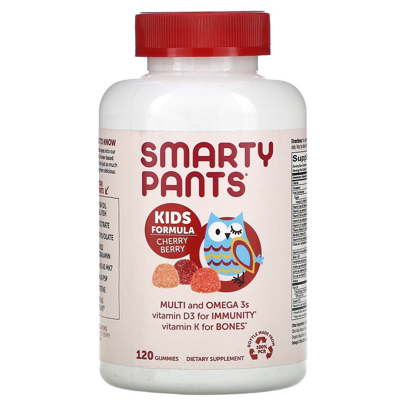 Jual Smarty Pants Kids Formula Multivitamin Anak Omega 3s Cherry Berry ...