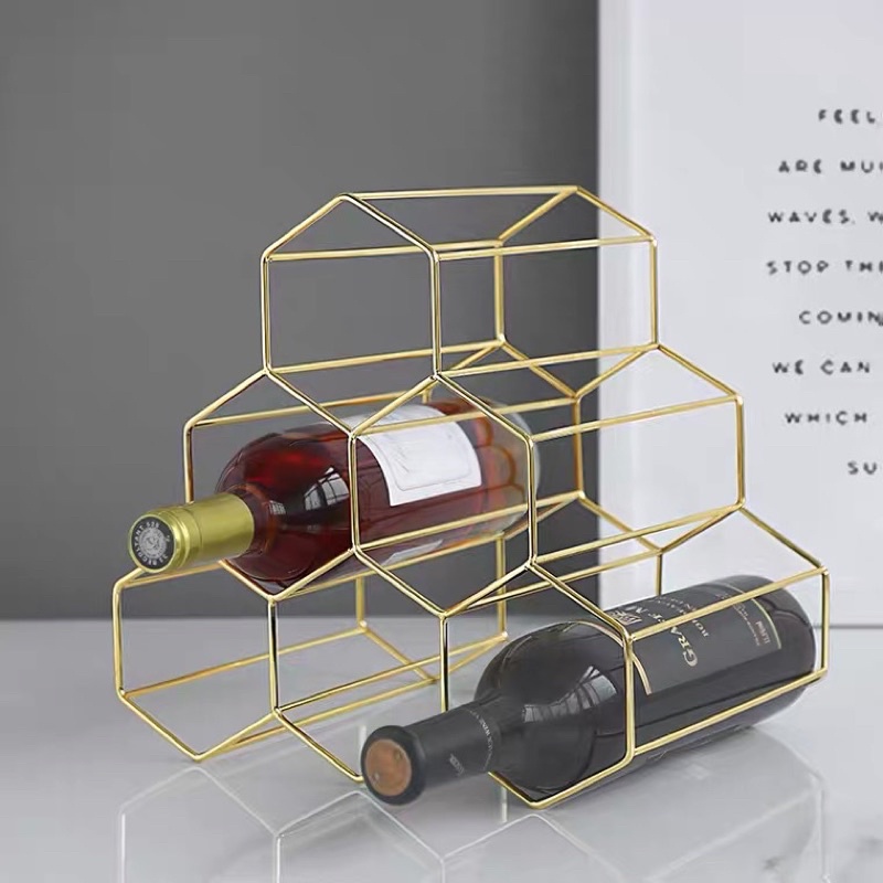 Jual Metal Wine Rack / Rak stainless Botol minuman | Shopee Indonesia