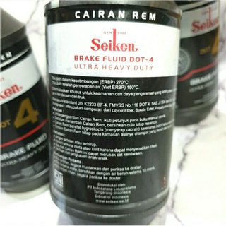 Jual NEW! Seiken Brake Fluid Dot 4 300mL Under License From Japan (Putih) (Minyak Rem) | Shopee ...