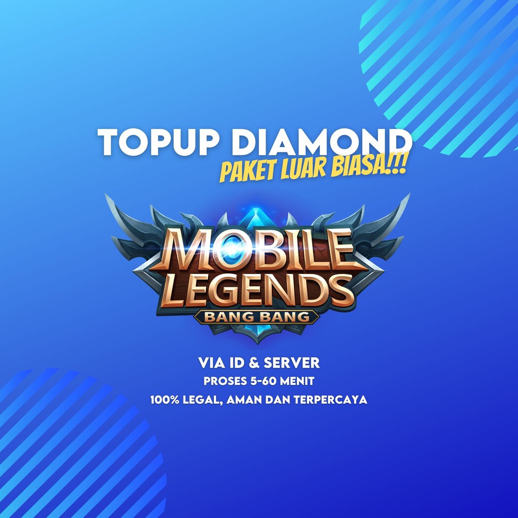 Jual TOP UP DIAMOND MOBILE LEGENDS PAKET SEDANG | Shopee Indonesia