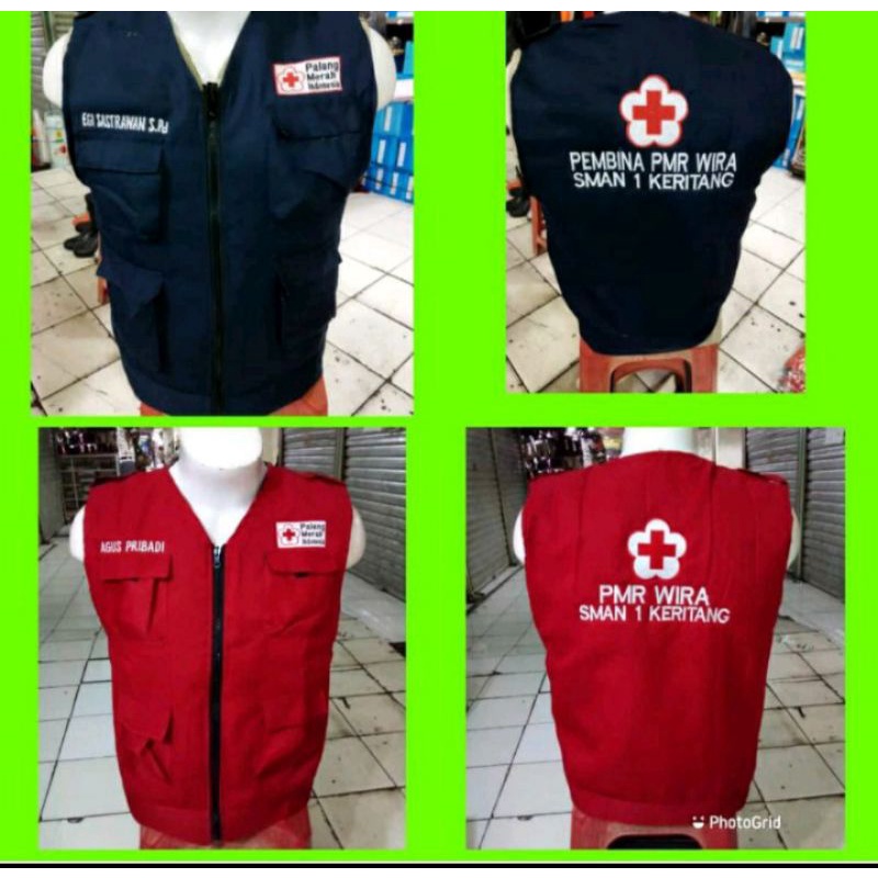 Jual rompi costom pmr sekolah | Shopee Indonesia