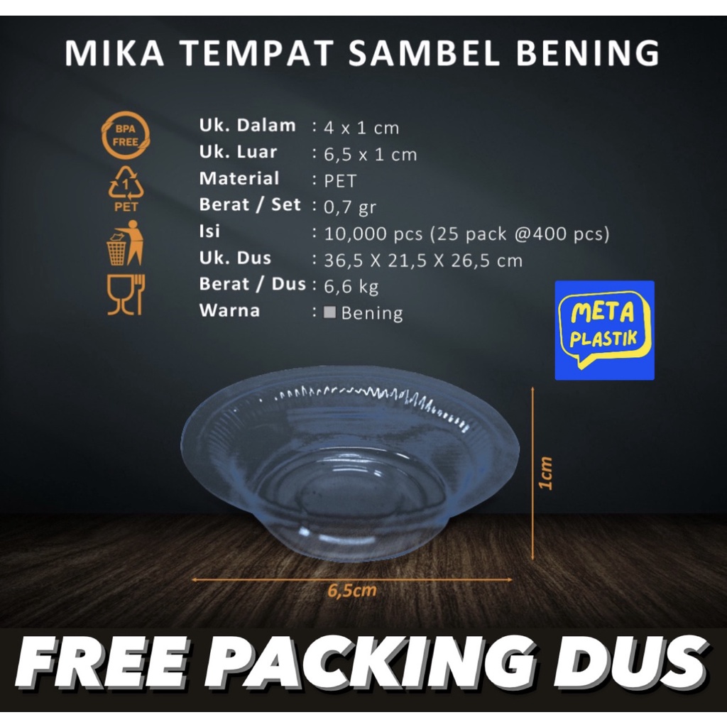 Jual 400 PCS MIKA TRAY TEMPAT SAMBAL / MIKA TEMPAT SAOS / TEMPAT SAOS ...