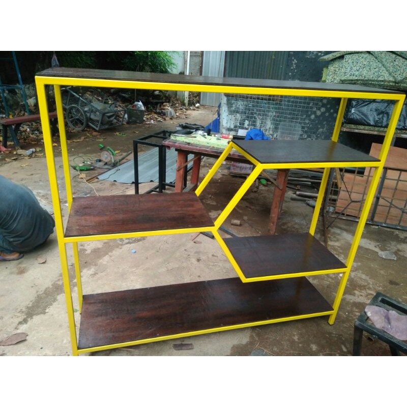 Jual Rak Besi Papan Alas Triplek Tebal 1.5mm Model Custom Permanen ...