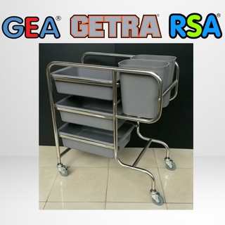 Jual TROLI PIRING KOTOR GETRA CT-024 TROLLEY PENGUMPUL SAMPAH ORIGINAL ...