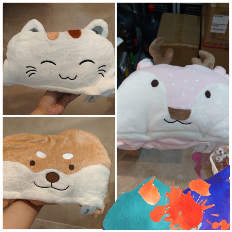 MINISO Kids blanket animal /fruit series. Selimut karakter anak ...