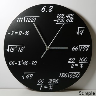 Jam Dinding Matematika Wall Clock Rumus Matematika Tersedia Bermacam ...