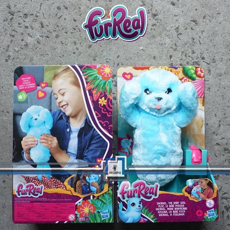 Jual FurReal Snorkel the Baby Seal Fur Real Interactive Boneka Cilukba Peek | Shopee Indonesia