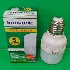 Jual LAMPU KAPSUL SUNSONIC 5 WATT | Shopee Indonesia