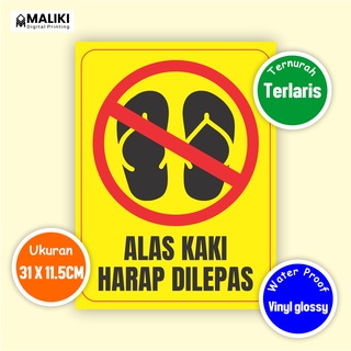 Jual Stiker Alas kaki Harap Di lepas Water Proof | Shopee Indonesia