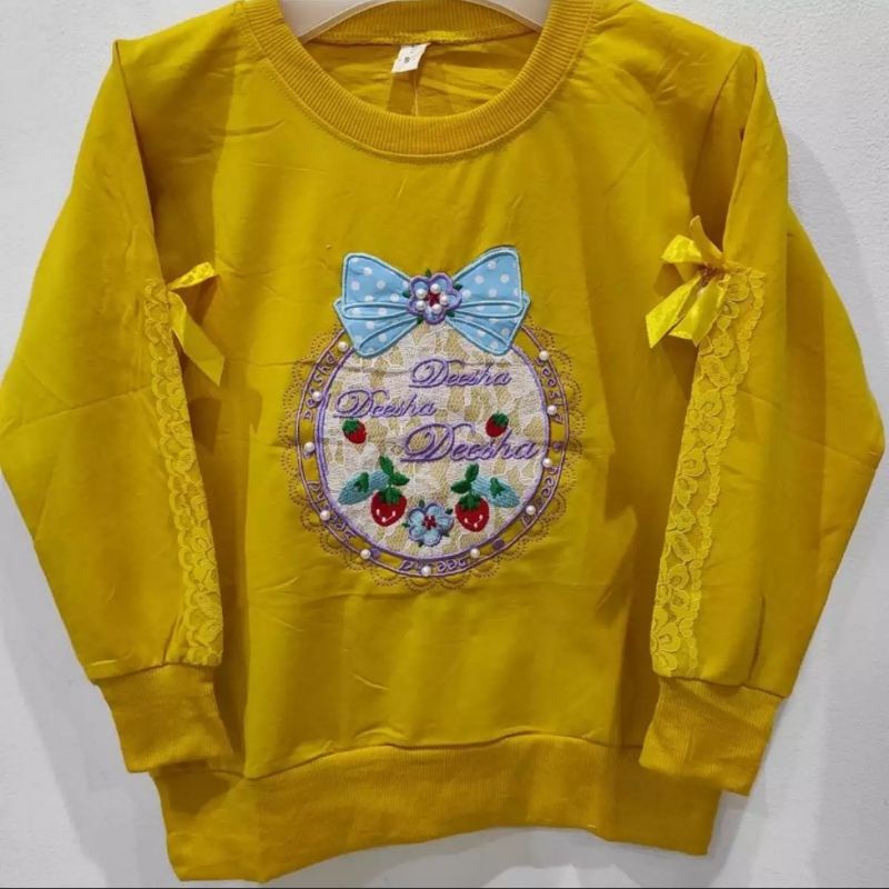Jual Sweater Anak Perempuan Import umur 5 Tahun - 12 Tahun/Kaos Switer ...