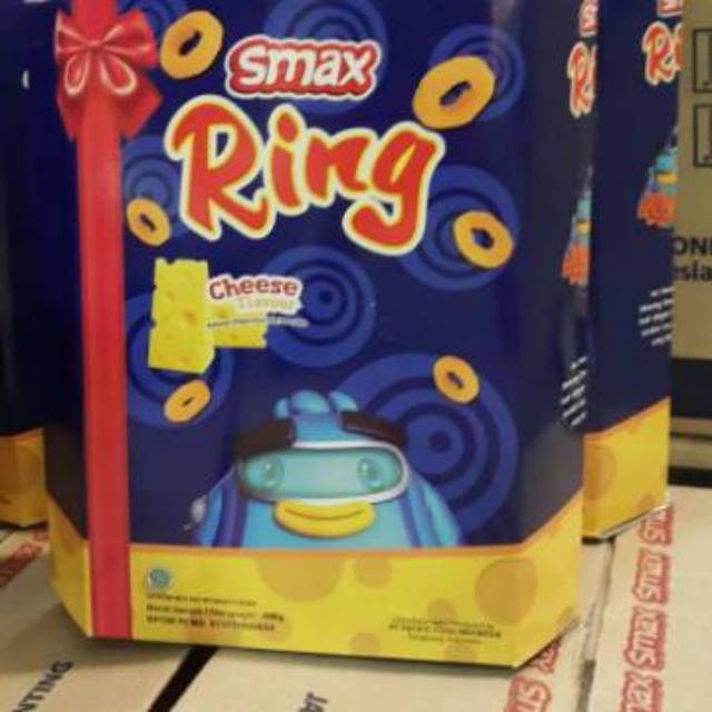 Jual Smax ring cheese box 100gr smaxx 100 gr snack keju cemilan kerupuk ...