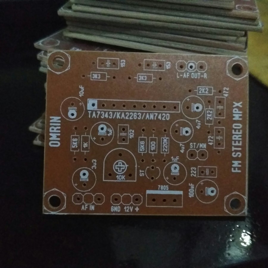 Jual PCB FM STEREO MPX Receiver TA7343 KA2263 AN7420 | Shopee Indonesia