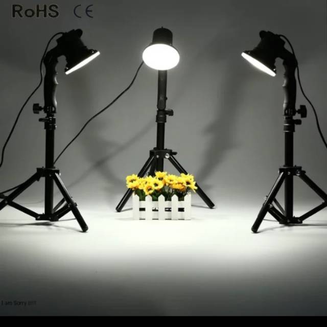 Jual Lampu LED mini studio with stand 80cm Indonesia|Shopee Indonesia