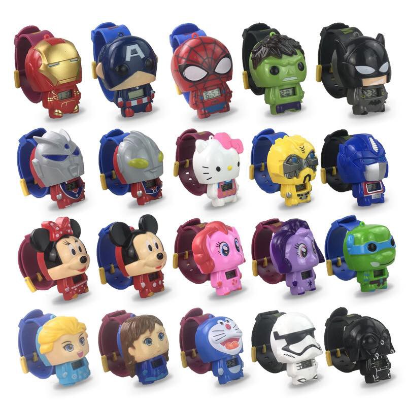 [Ready stock]Jam tangan anak boneka Avengers karakter jam tangan robot ...
