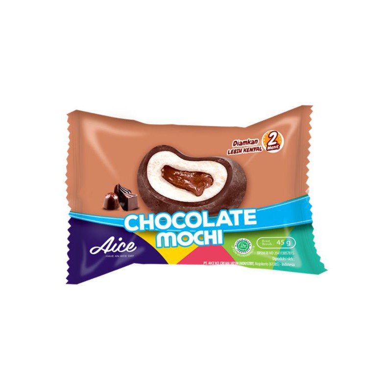 Jual Aice Ice Cream Mochi Chocolate 45gr. (KHUSUS GRAB) | Shopee Indonesia