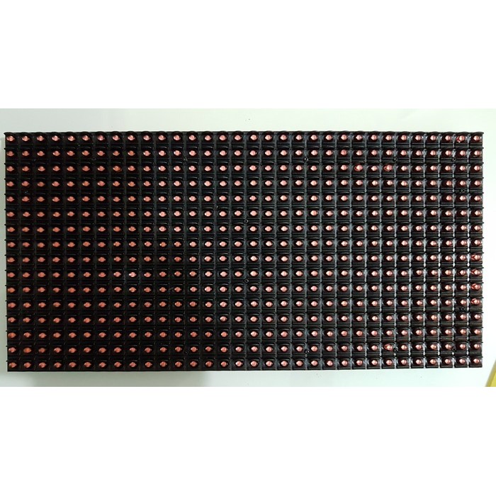 Jual Dot Matrix P10 Merah LED Panel Display Module Outdoor RED Indonesia|Shopee Indonesia