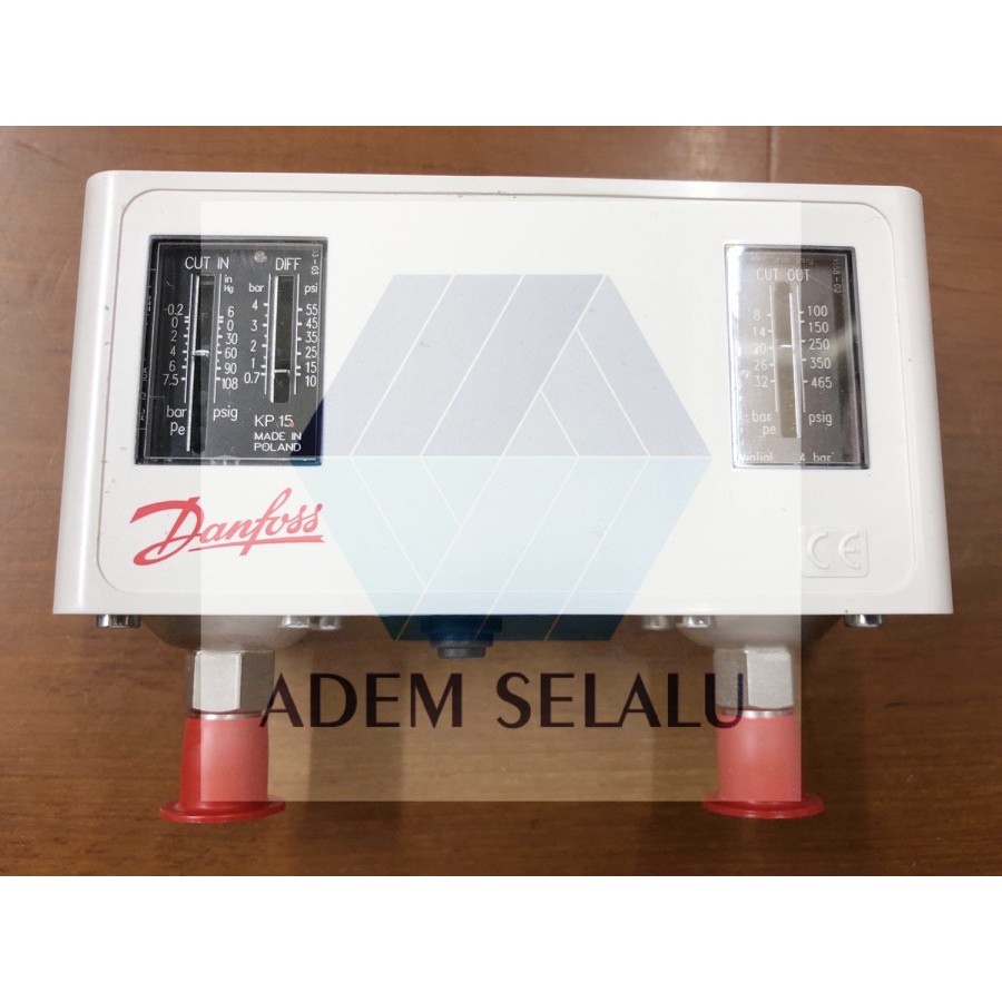 Jual Pressure Switch Danfoss KP 15 Auto Manual Reset | Dual Pressure ...