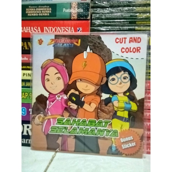 Jual Baru, Mewarna SAHABAT SELAMANYA Cut And Color Bonus Sticker ...