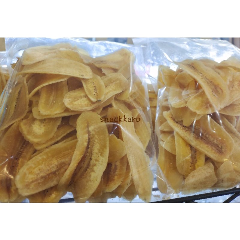 Jual Kripik Keripik Pisang Kepok 100 gr Snack Makanan Jajanan Cemilan ...