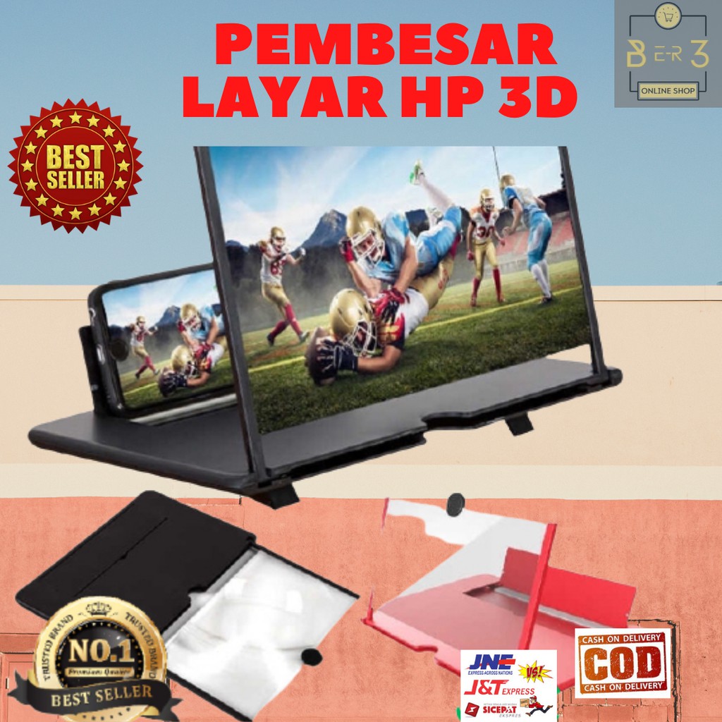 Jual LAYAR KACA SINEMA PEMBESAR GAMBAR VIDEO HP Draw Type 12 inch ...