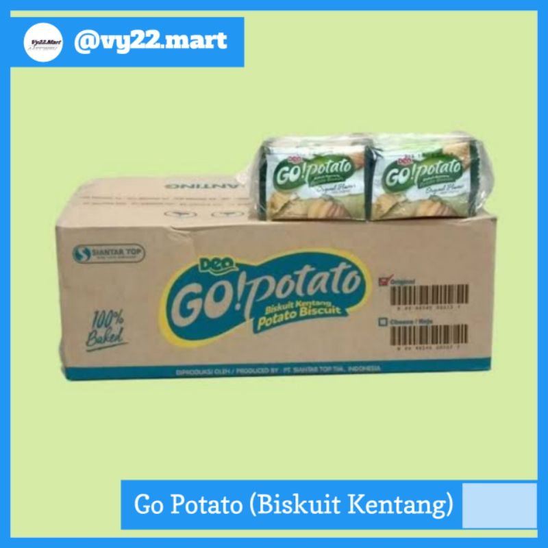 Jual Go Potato Biskuit Kentang Potato Biscuit, Original Flavour 1rcg ...