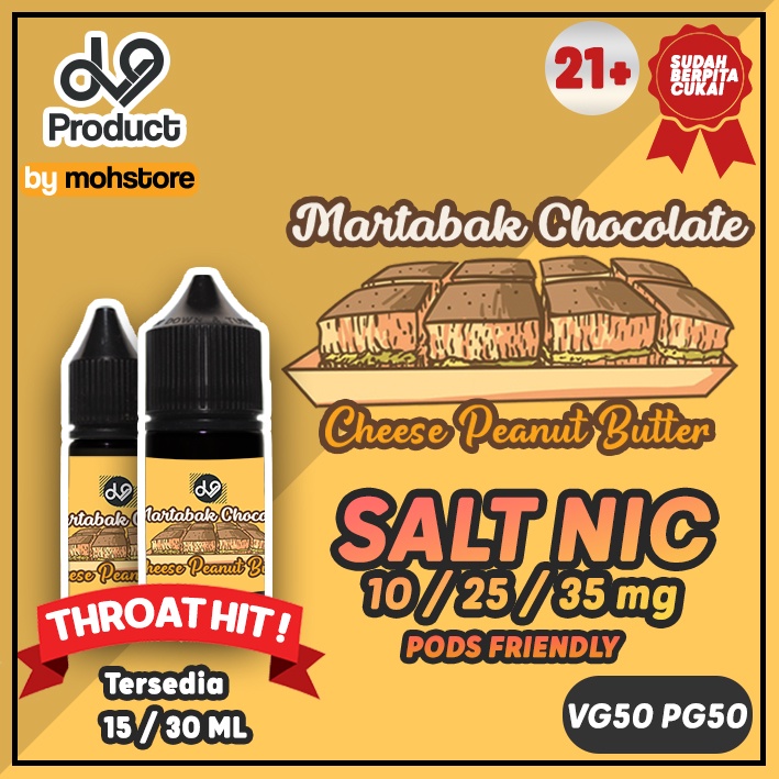 Jual Liquid Vape Dv9 Martabak Coklat Keju Salt Nic POD Friendly Saltnic ...