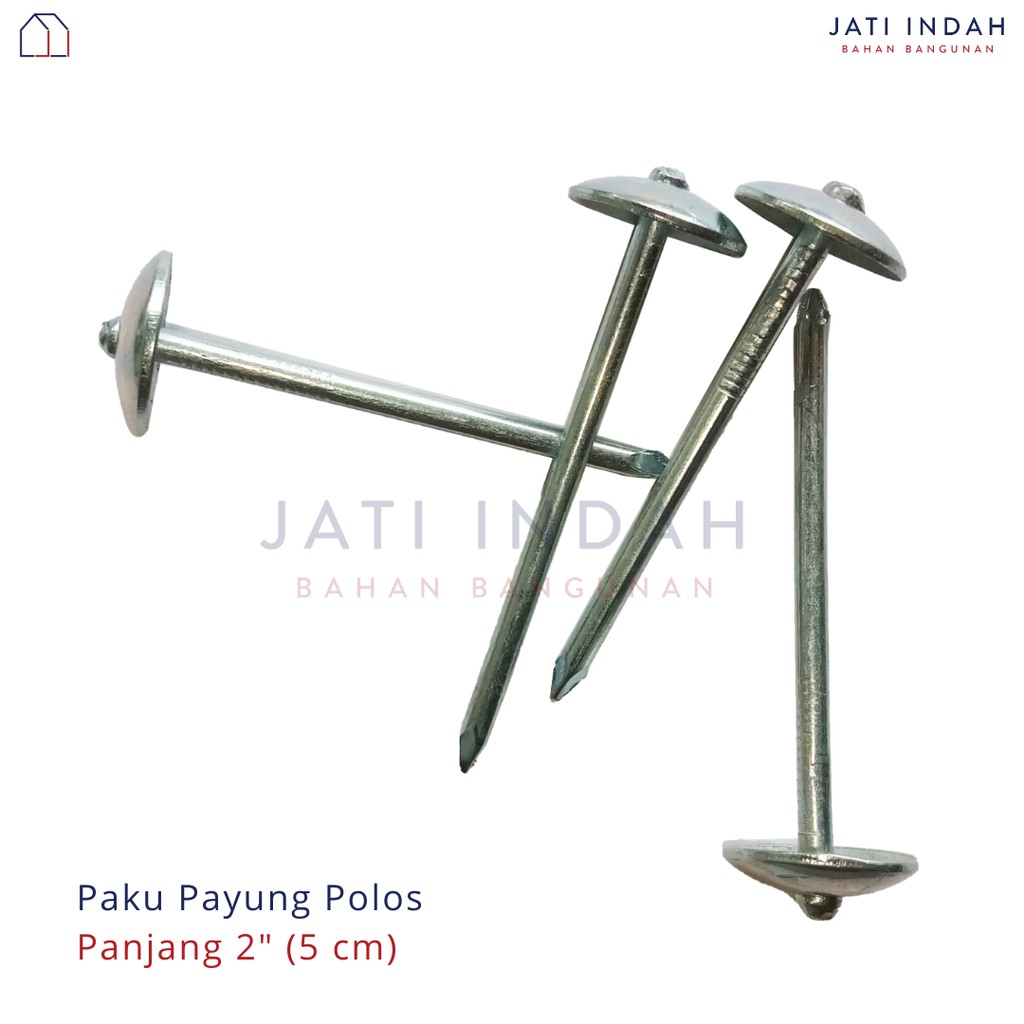 Jual PAKU PAYUNG 2 INCH / 5 CM / PAKU SENG / PAKU ASBES (1 ons / 100 ...